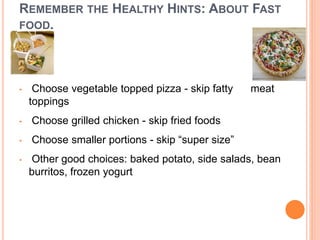 Traditional food or fast food??? | PPT