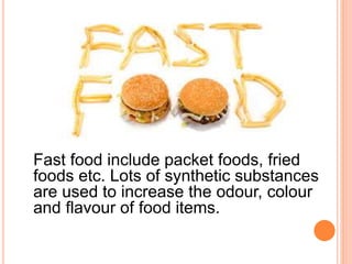 Traditional food or fast food??? | PPTX