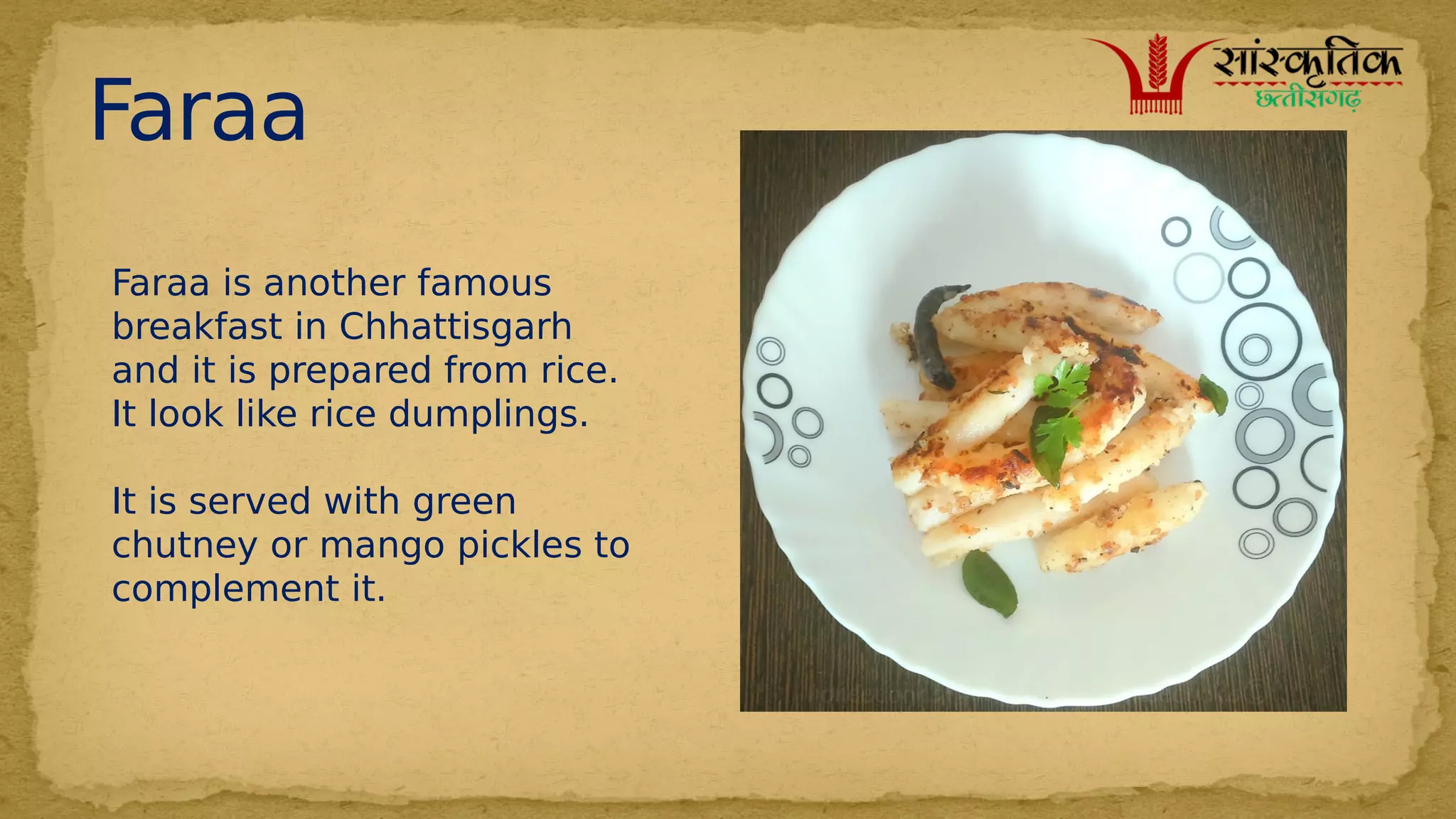 Traditional food of chhattisgarh | PDF