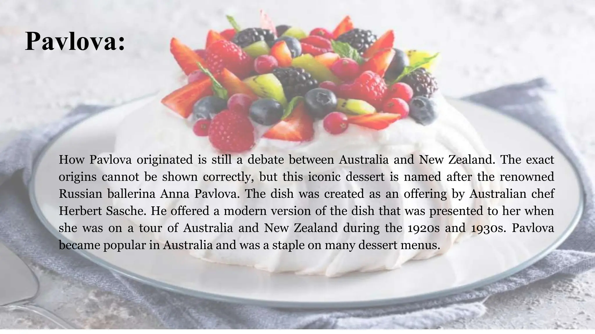 Traditional Foods Of Australia and The History | PPTX