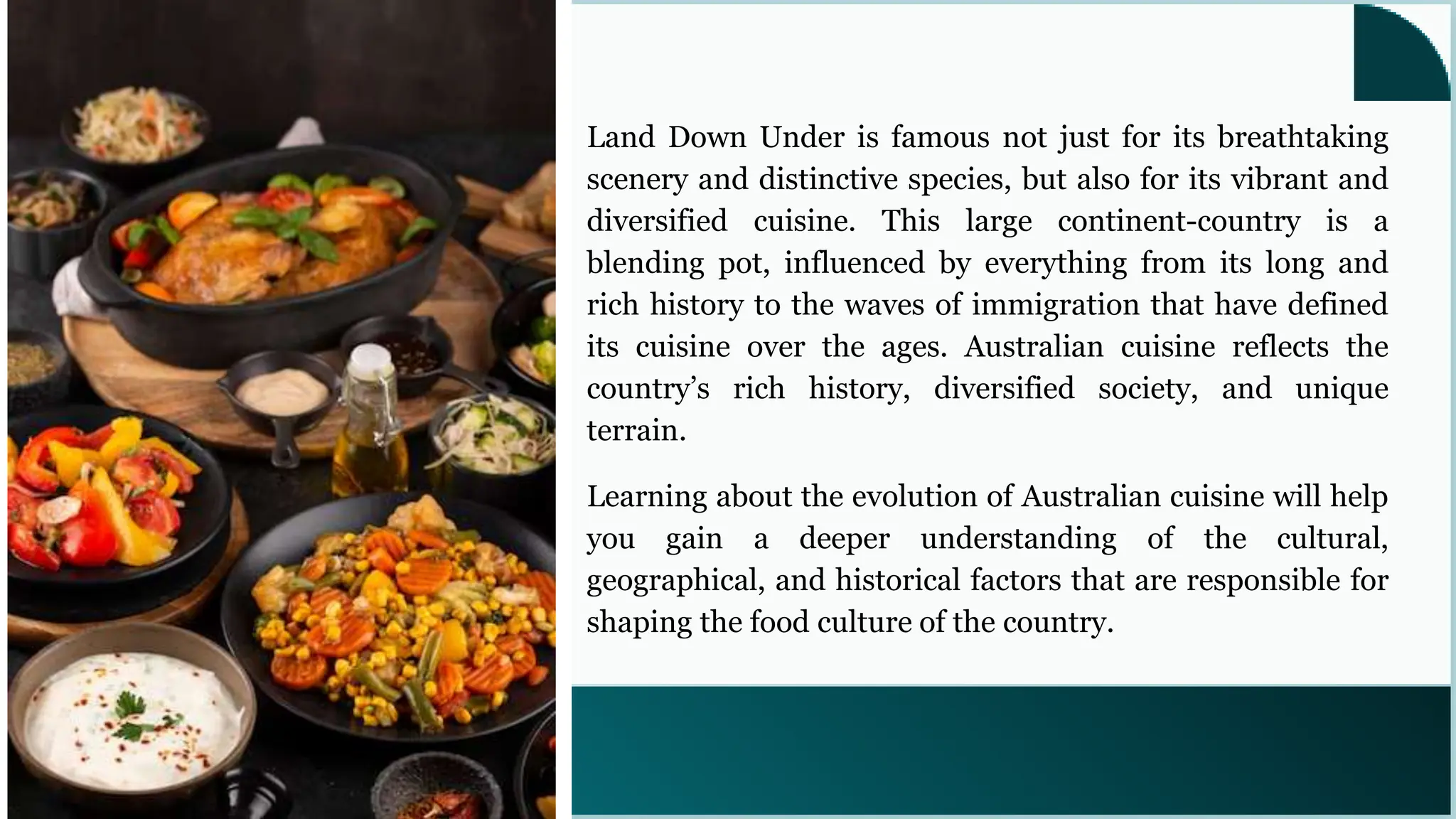 Traditional Foods Of Australia and The History | PPTX