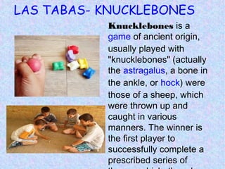 Traditional Spanish games | PPT