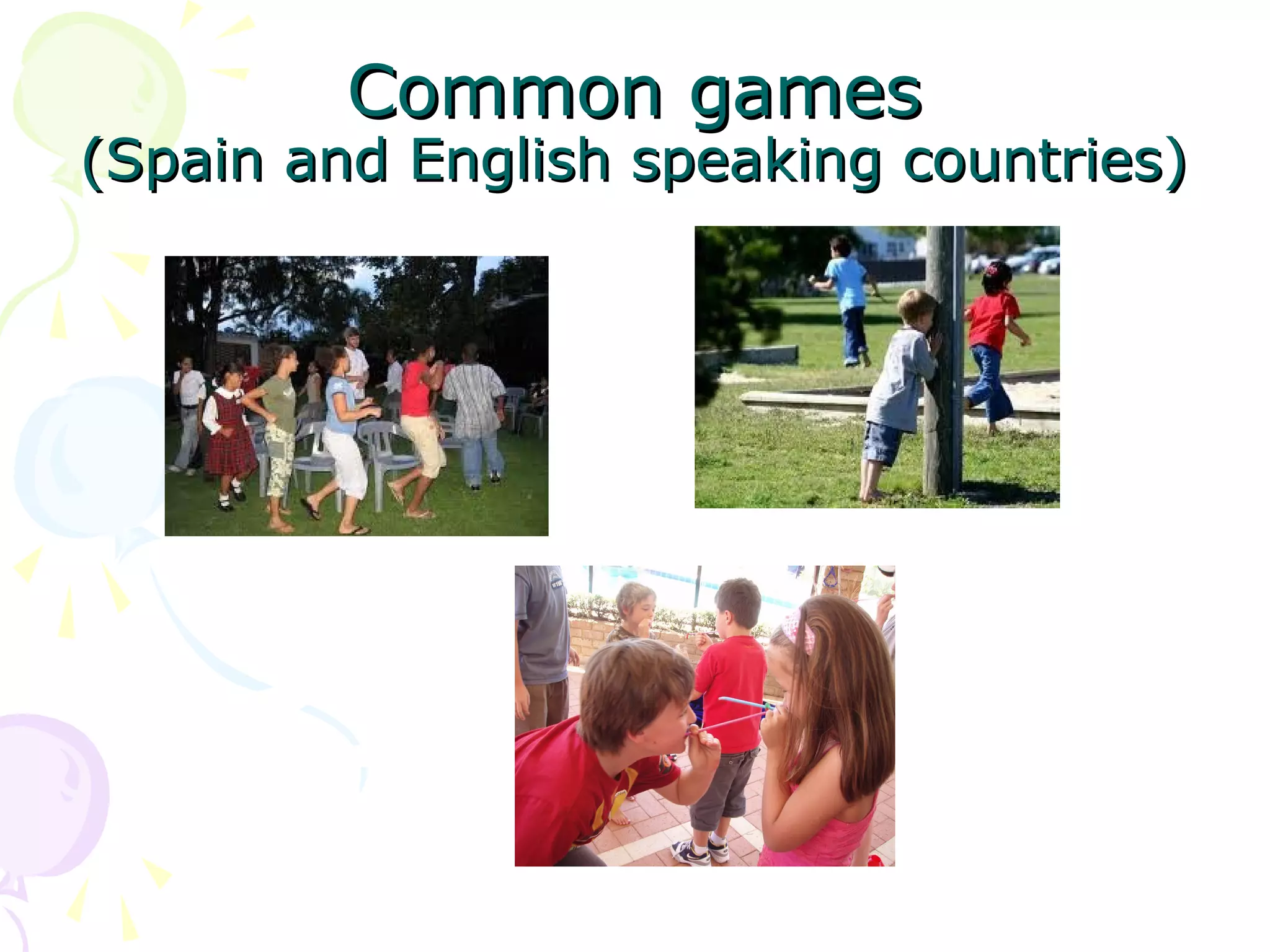 Traditional english games | PPT