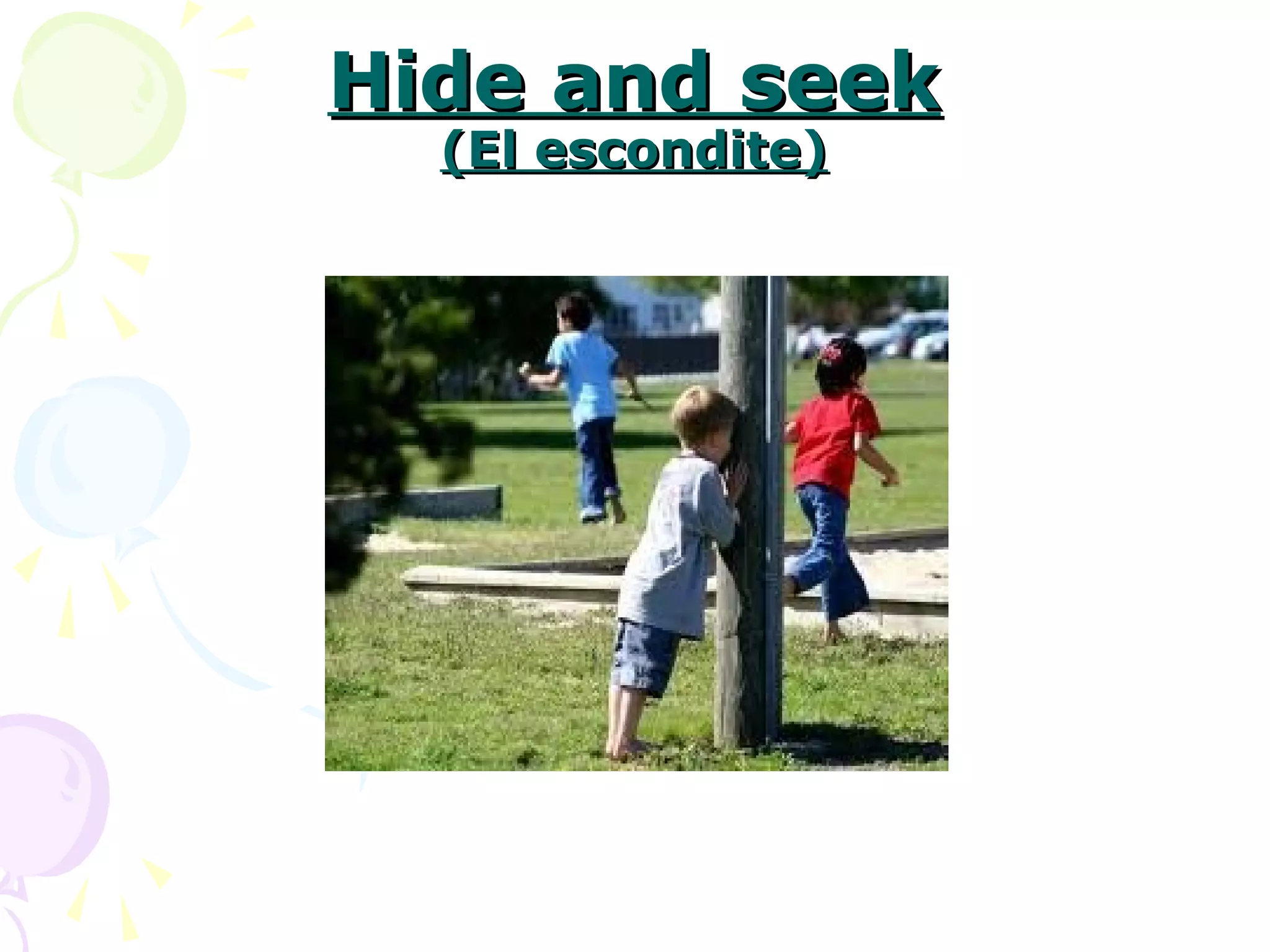 Traditional english games | PPT