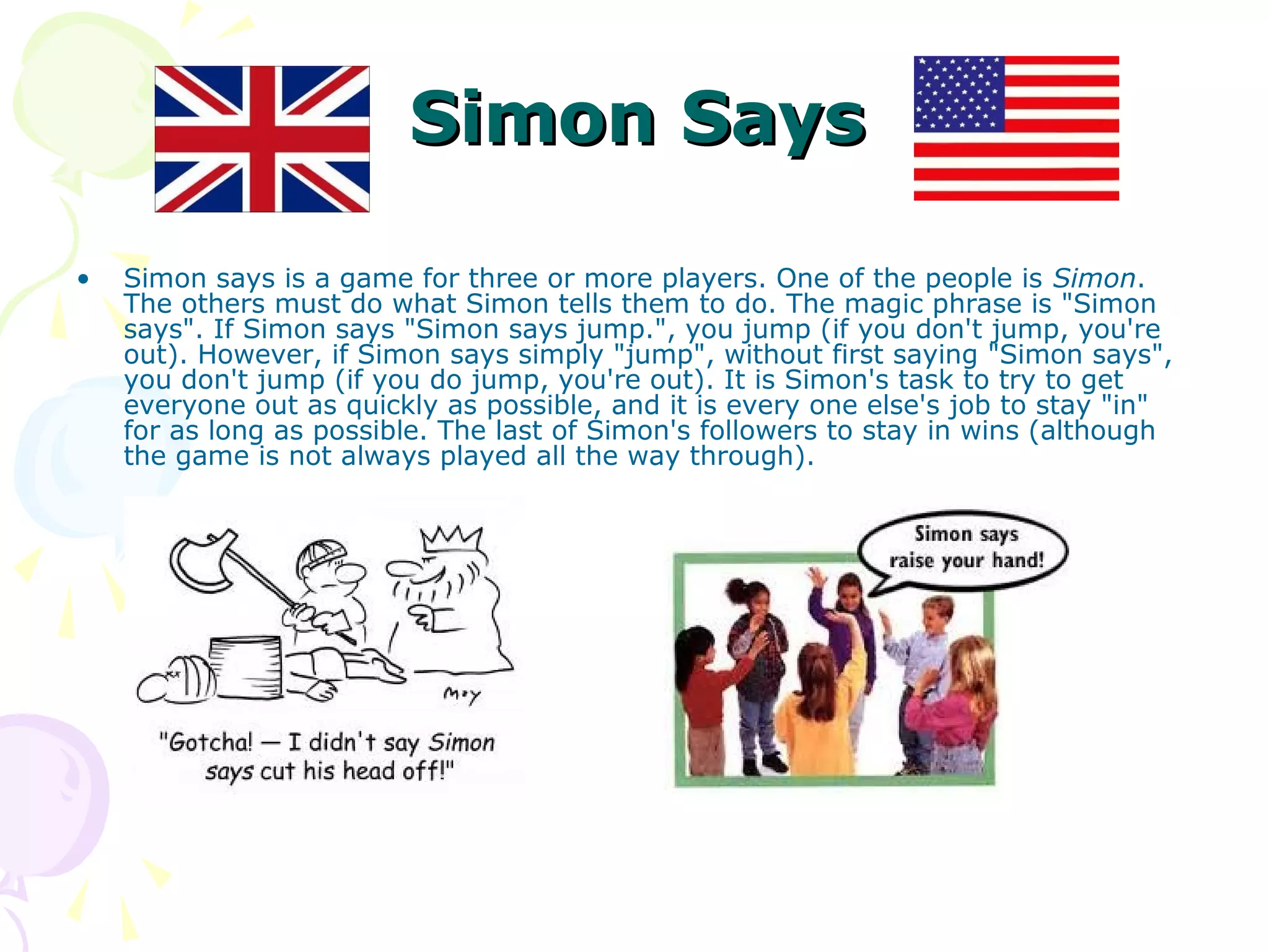 Traditional english games | PPT