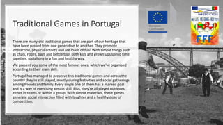 Traditional games in Portugal | PPTX