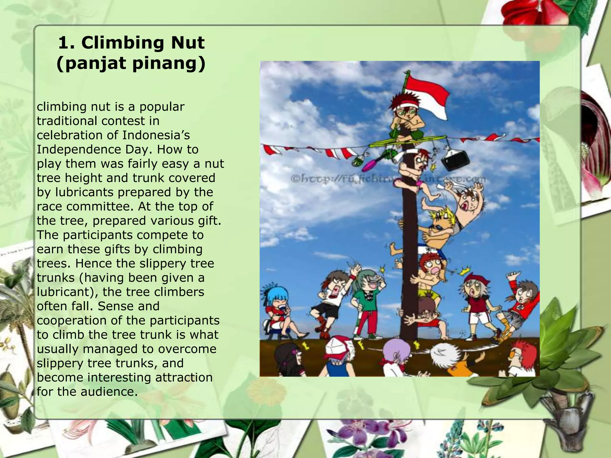 Traditional Games In The Indonesian Independence Day | PPTX