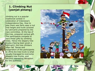 Traditional Games In The Indonesian Independence Day | PPTX