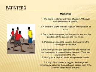 Patintero Mechanics
