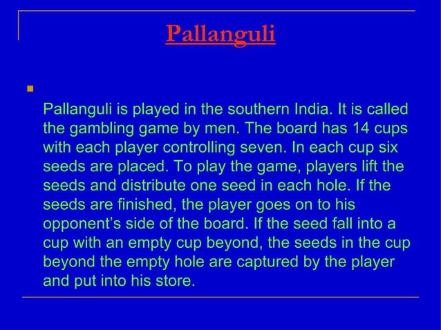 Traditional games of India | PPT | Board Games and Puzzles | Games and ...