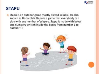 TRADITIONAL GAMES OF INDIA.pptx PowerPoint presentation | PPTX