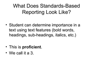 Traditional grading and standards based reporting | PPT | Educational ...