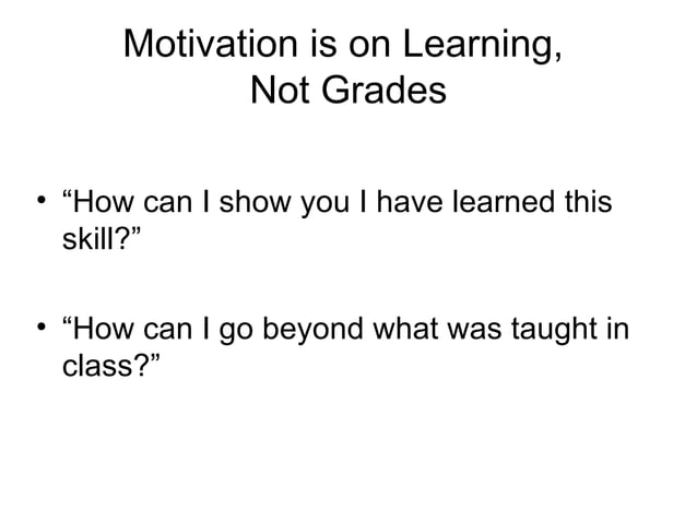 Traditional grading and standards based reporting | PPT | Educational ...