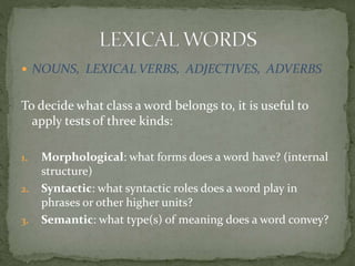 Traditional grammar 1 | PPTX