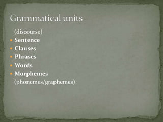 Traditional grammar 1 | PPTX