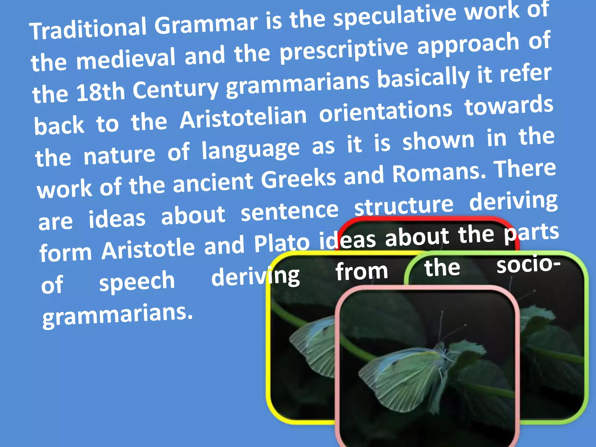 Traditional grammar | PPTX