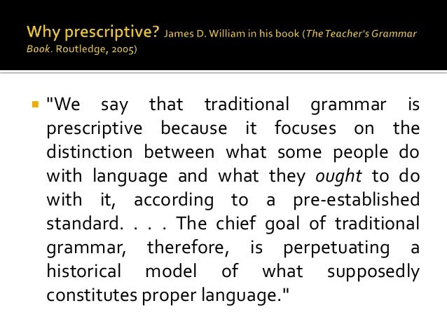 25 Traditional Grammar Background 25 Traditional Grammar Background