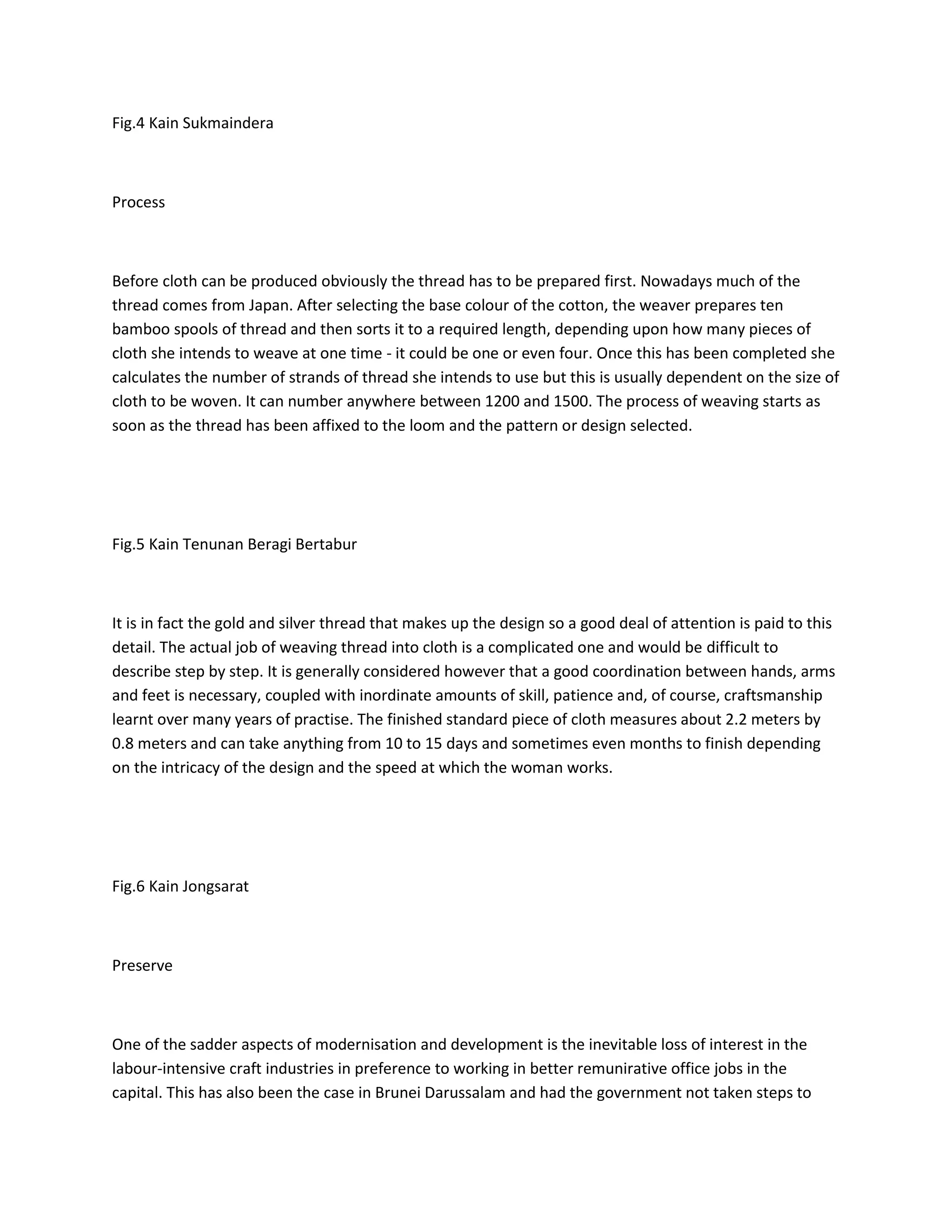 Traditional handicrafts of brunei darussalam | DOCX