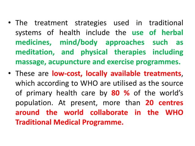 Traditional healing practices | PPTX