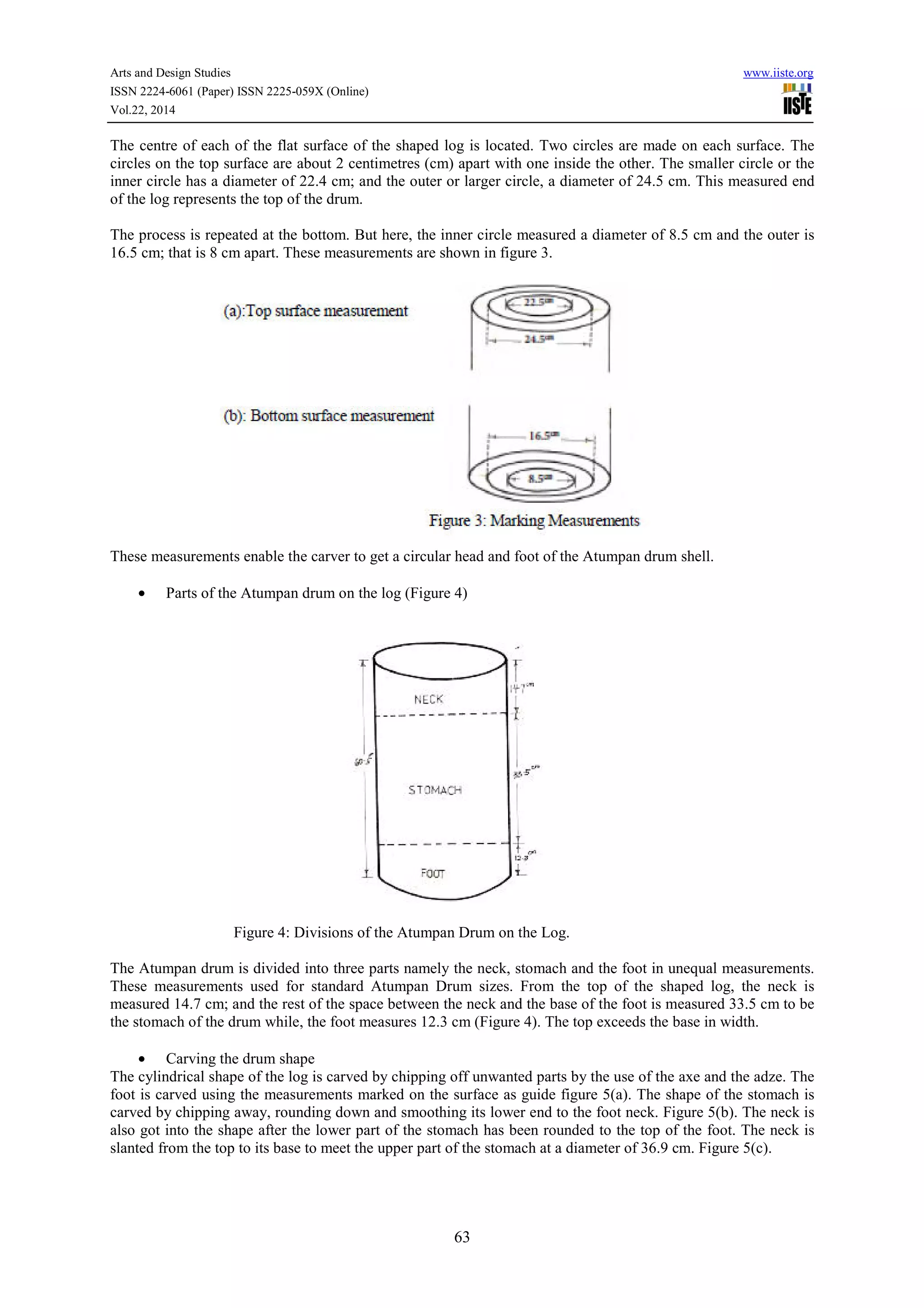Traditional ingenuity in ghanaian atumpan drum construction | PDF ...