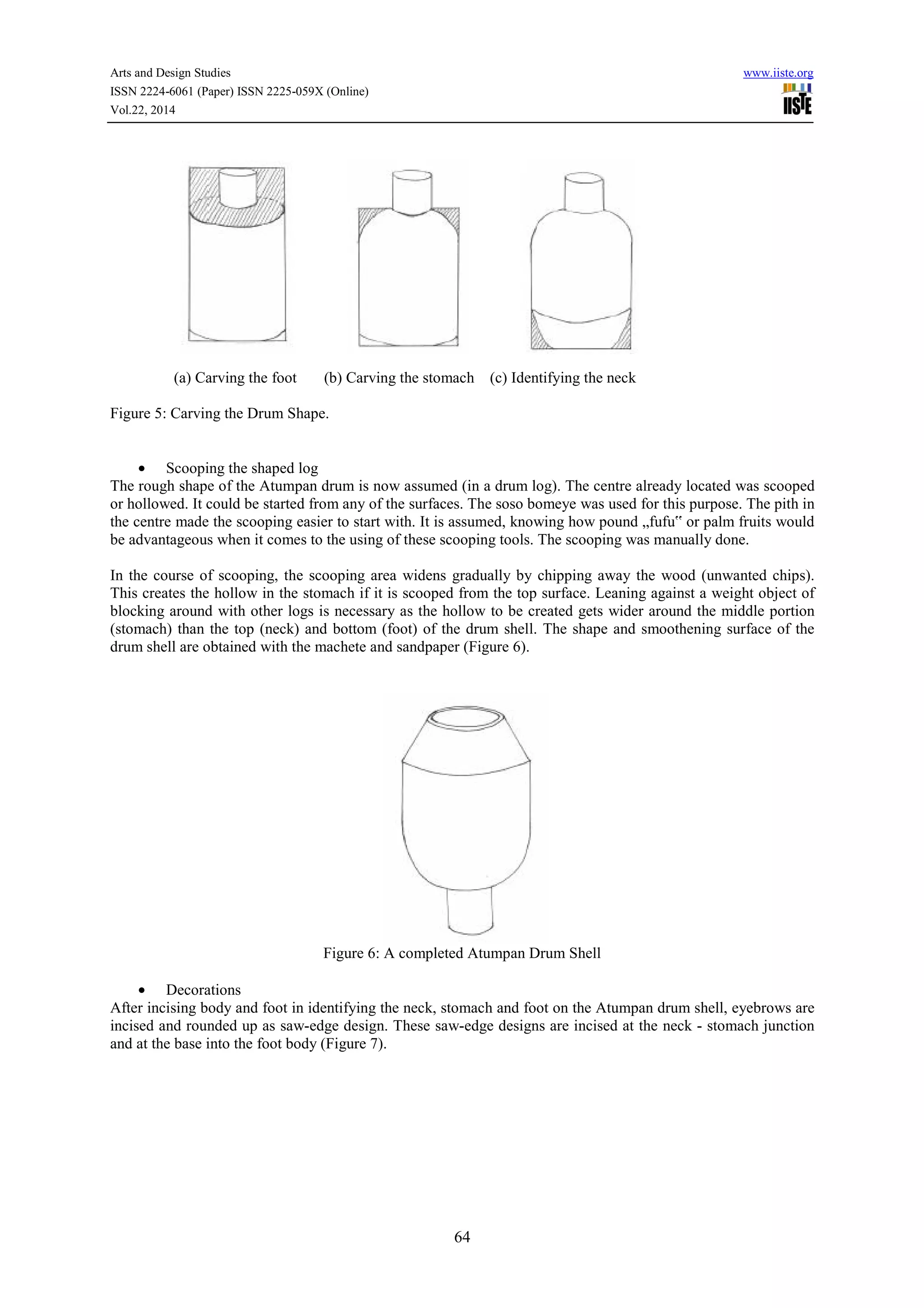 Traditional ingenuity in ghanaian atumpan drum construction | PDF ...