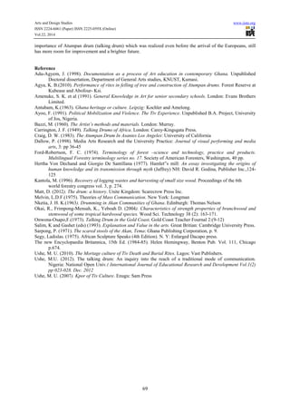 Traditional ingenuity in ghanaian atumpan drum construction | PDF ...