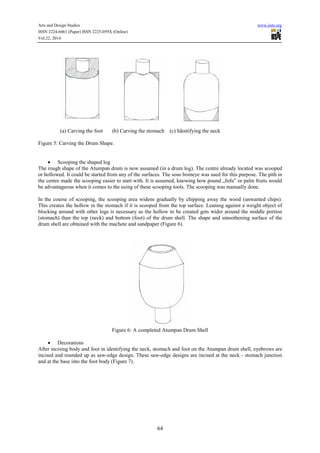Traditional ingenuity in ghanaian atumpan drum construction | PDF ...