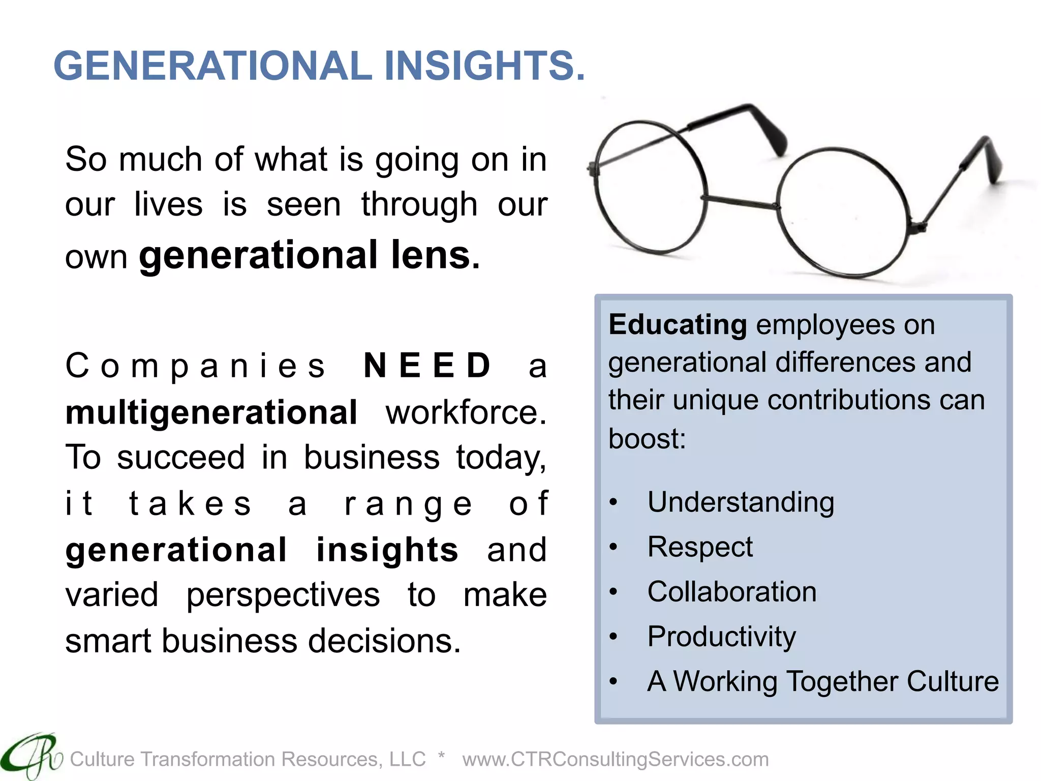 Traditionalist Generation - Healthy, Wealthy and Wise by CTR | PDF