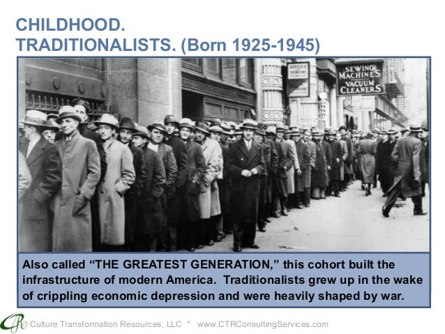 Traditionalist Generation - Healthy, Wealthy and Wise by CTR