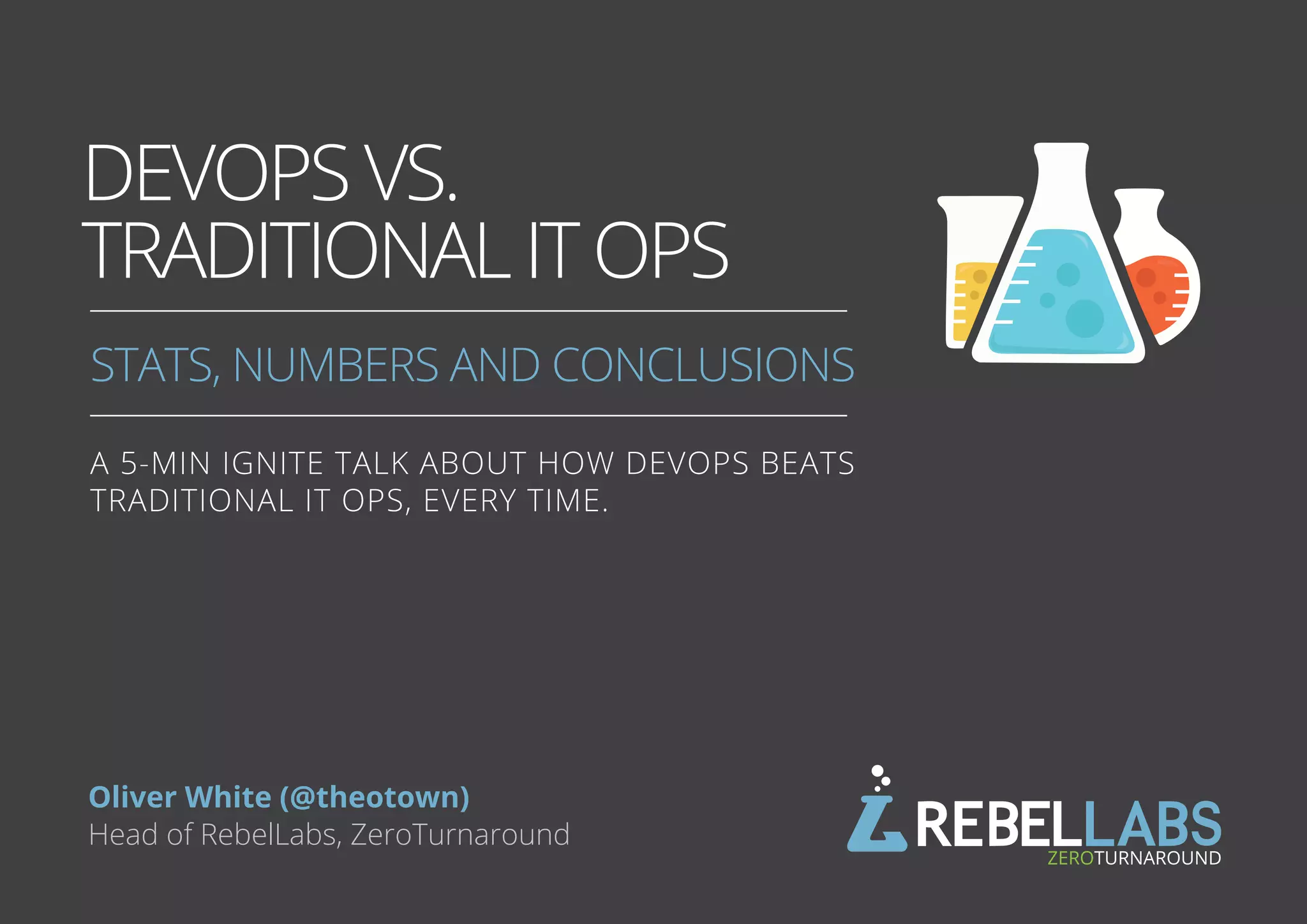 DevOps vs Traditional IT Ops (DevOps Days ignite talk by Oliver White ...