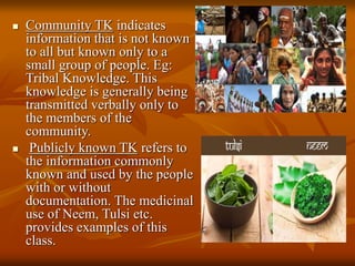Traditional knowledge -concept folklore & forms of TK | PPT