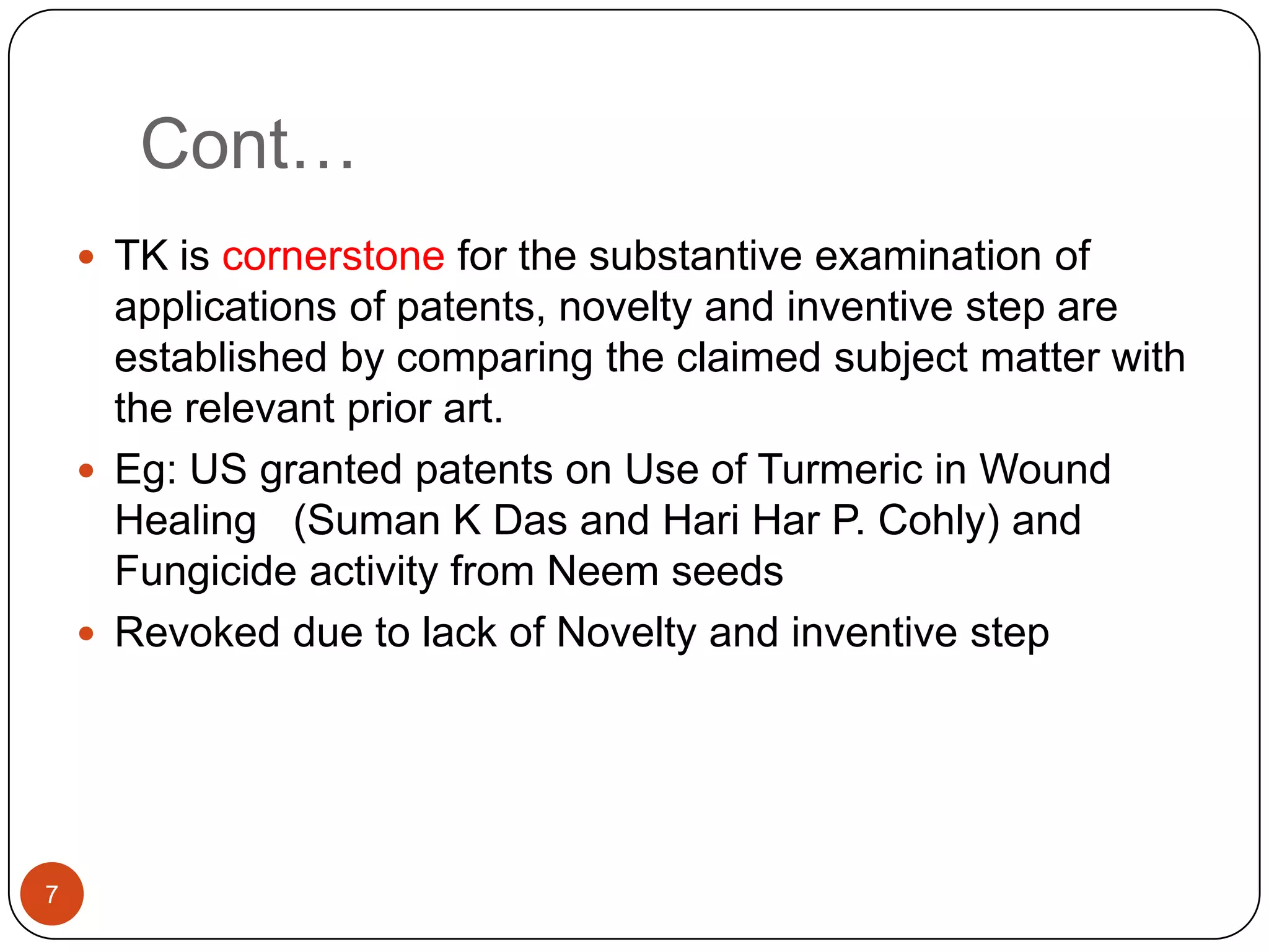 Traditional knowledge changing scenario in india | PPTX