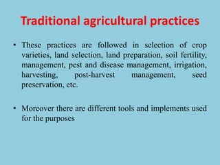 Traditional knowledge definition, scope and importance, Protection ...