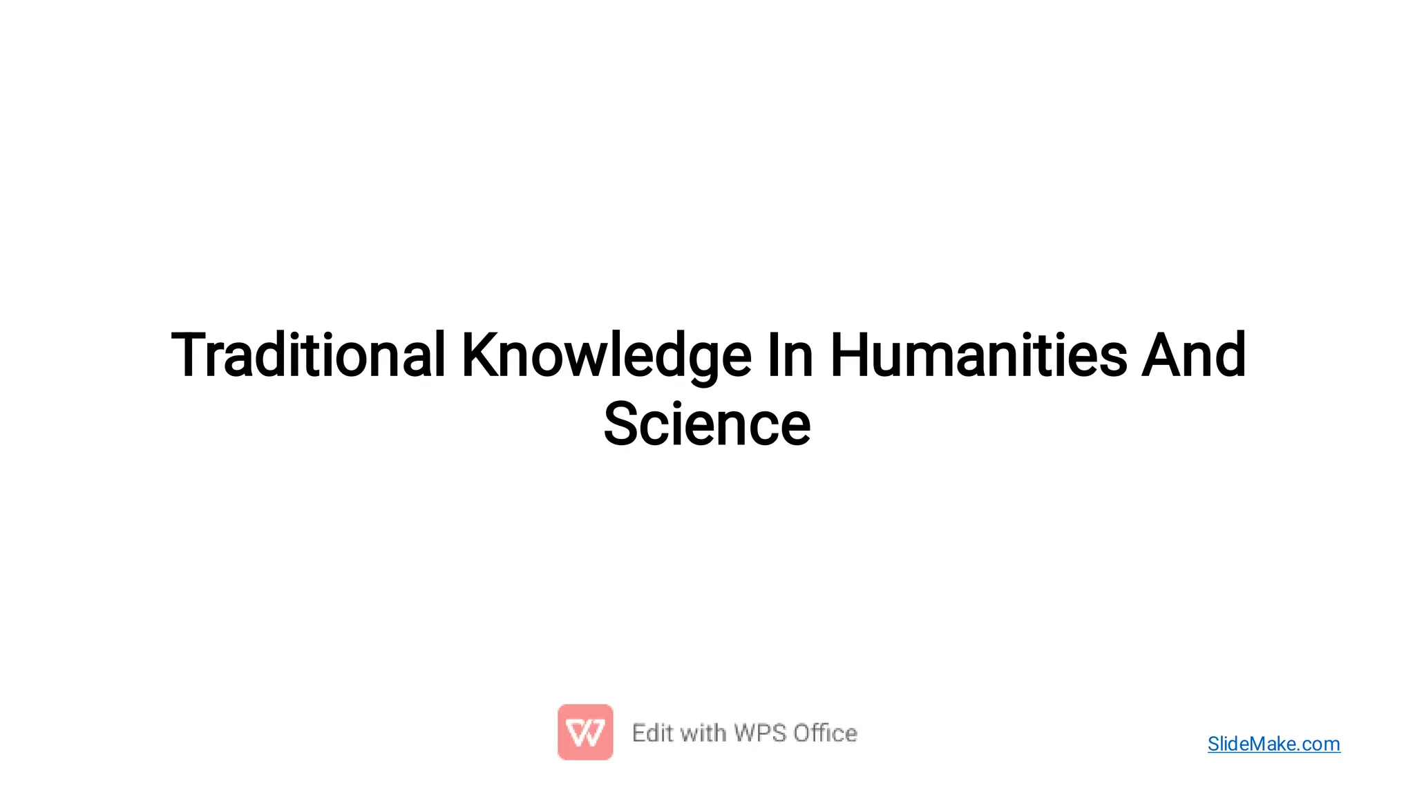 Traditional Knowledge In Humanities And Science.pdf