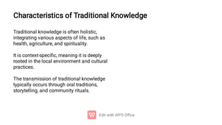 Traditional Knowledge In Humanities And Science.pdf