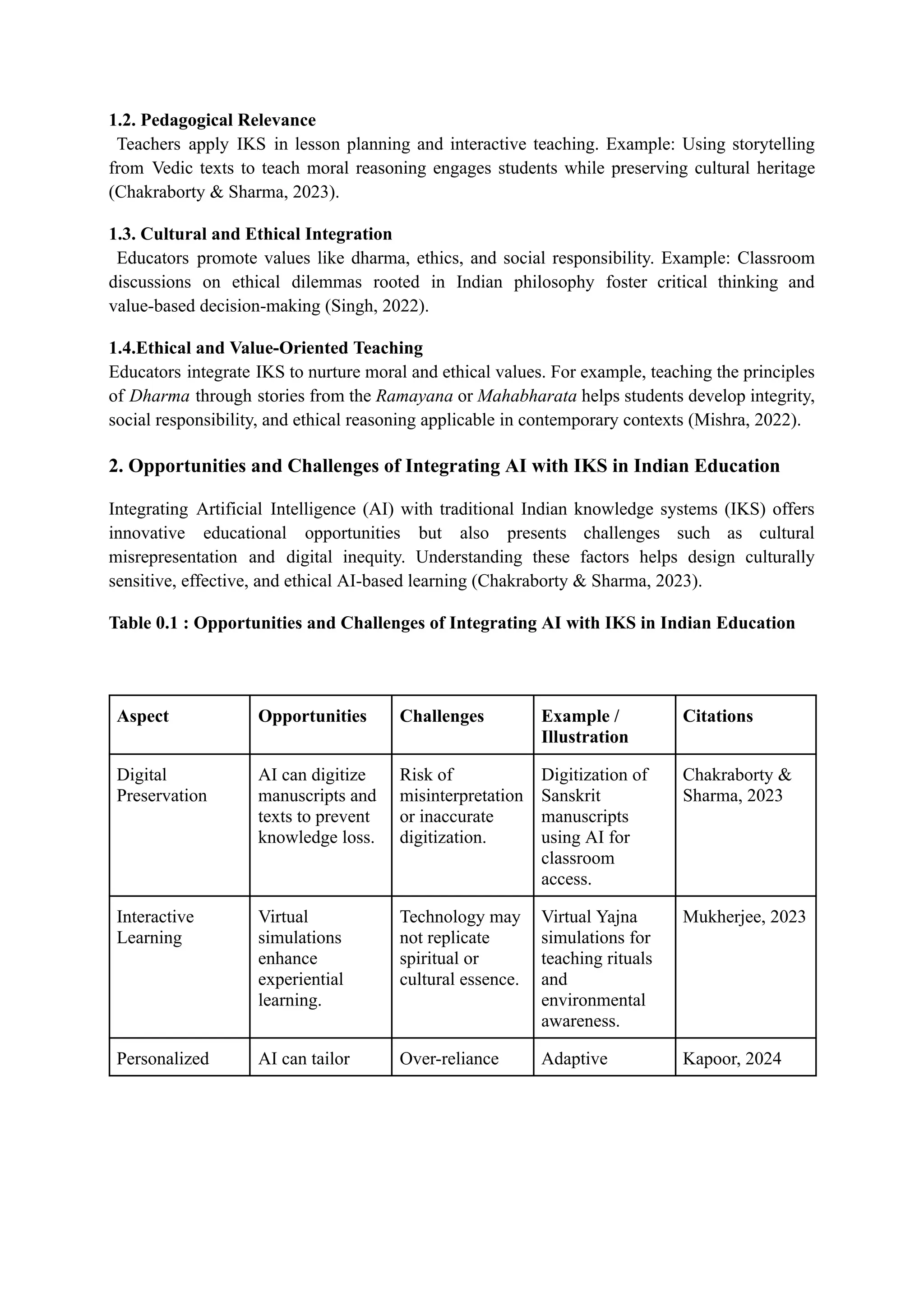 Traditional Knowledge Meets Artificial Intelligence- Exploring ...