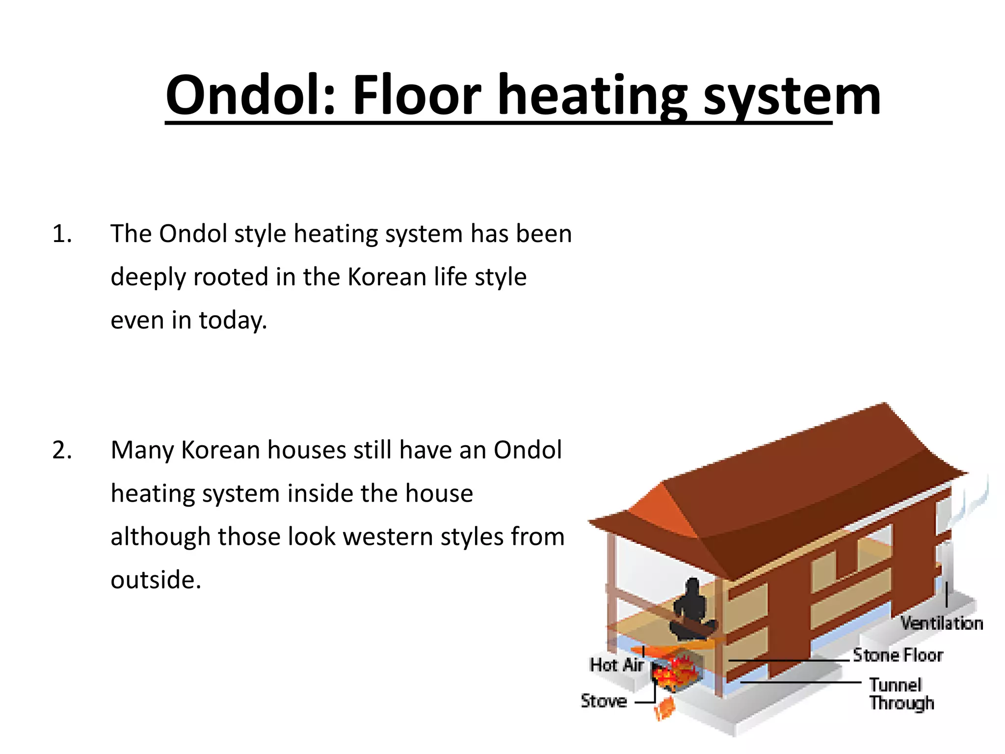 Traditional korean houses and floor heating system | PDF
