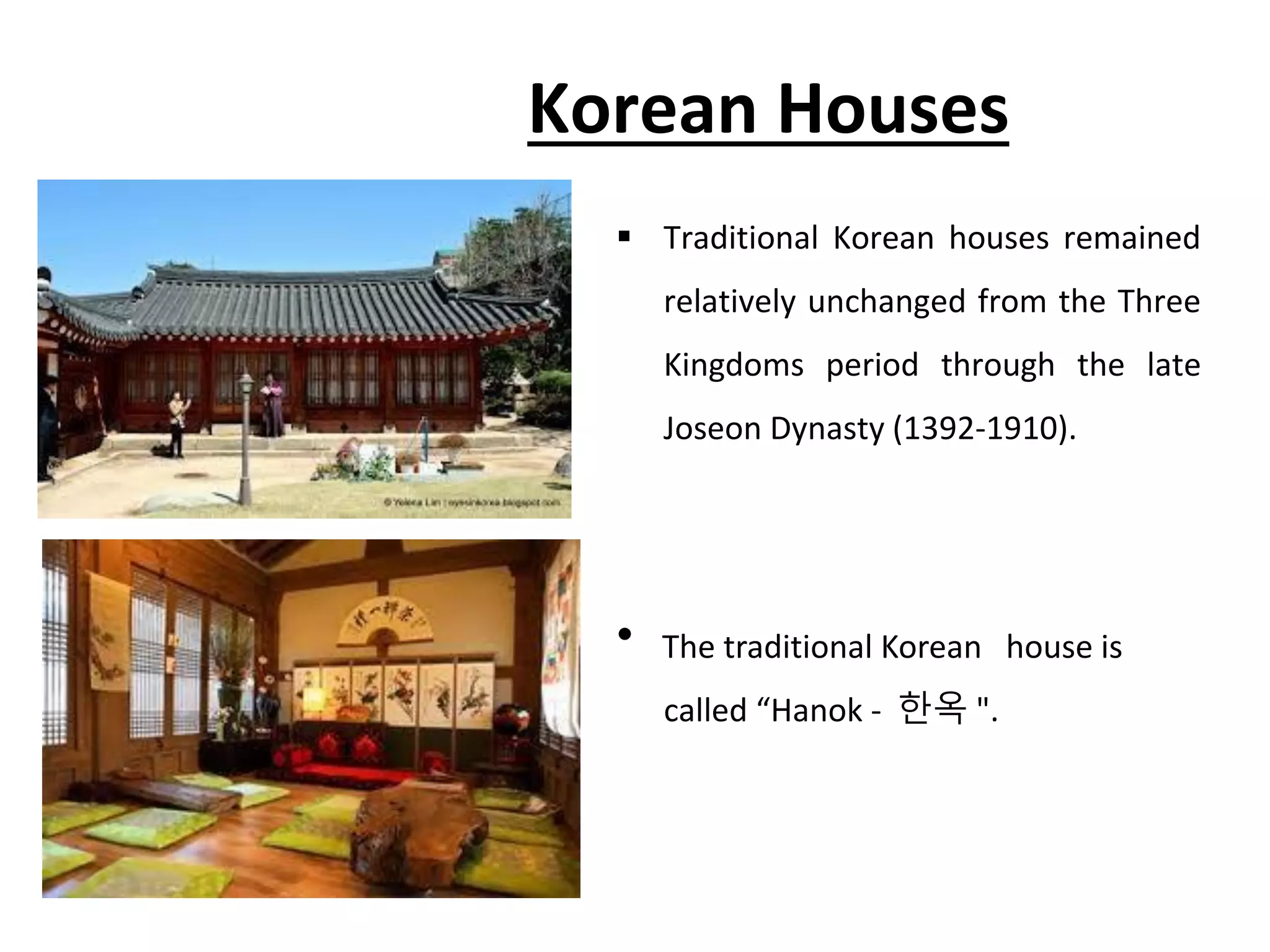 Traditional korean houses and floor heating system | PDF