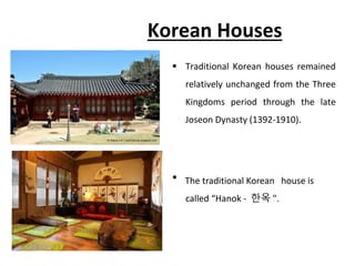 Traditional korean houses and floor heating system | PDF