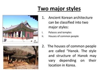 Traditional korean houses and floor heating system | PDF