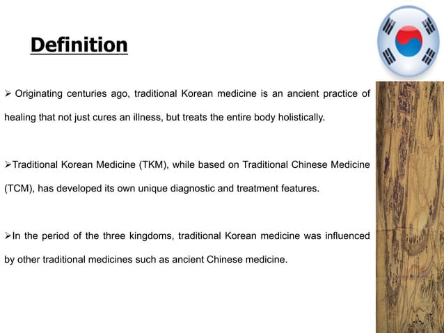 Traditional korean medicine | PPT