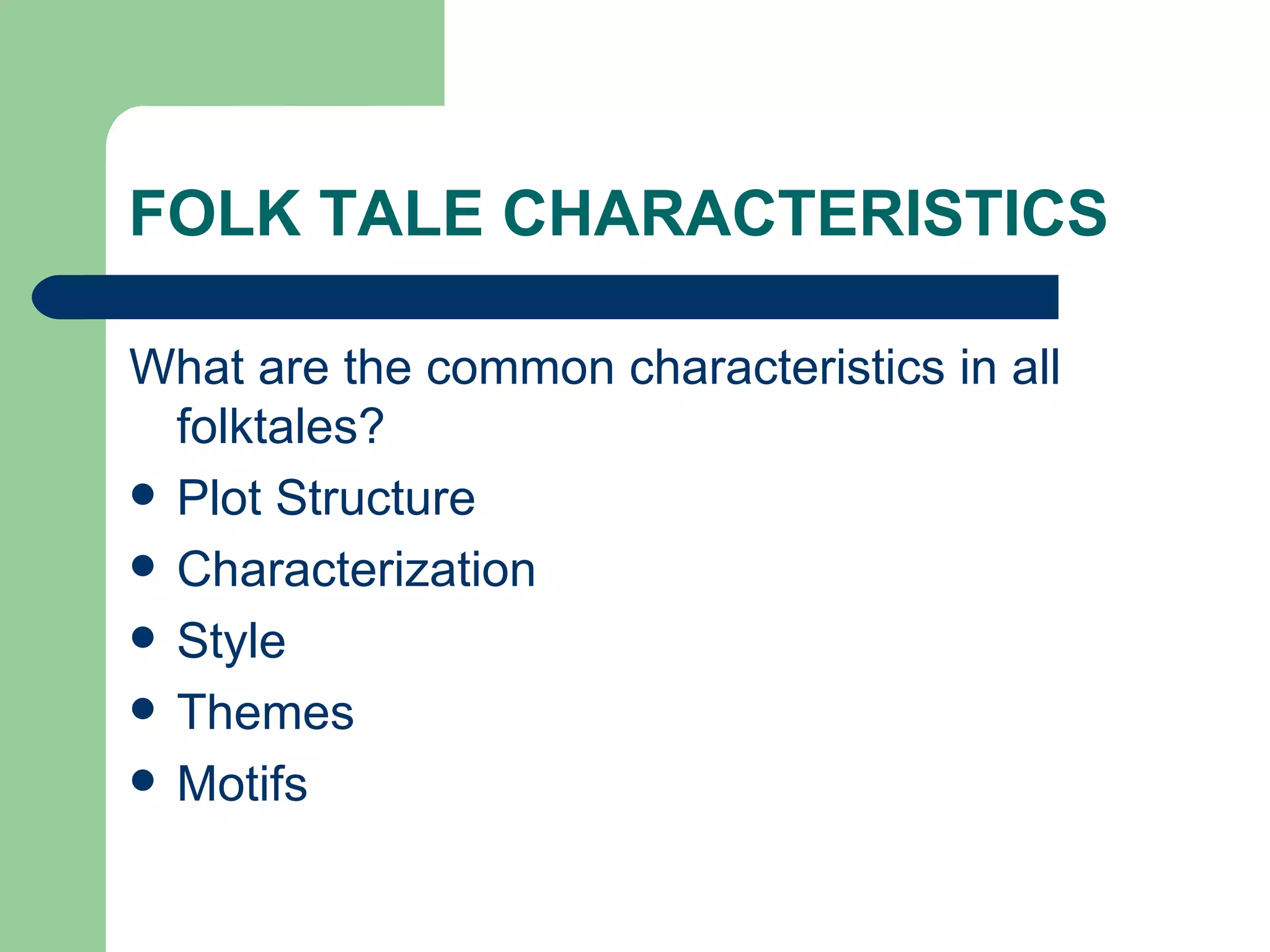 Traditional Literature | PPT