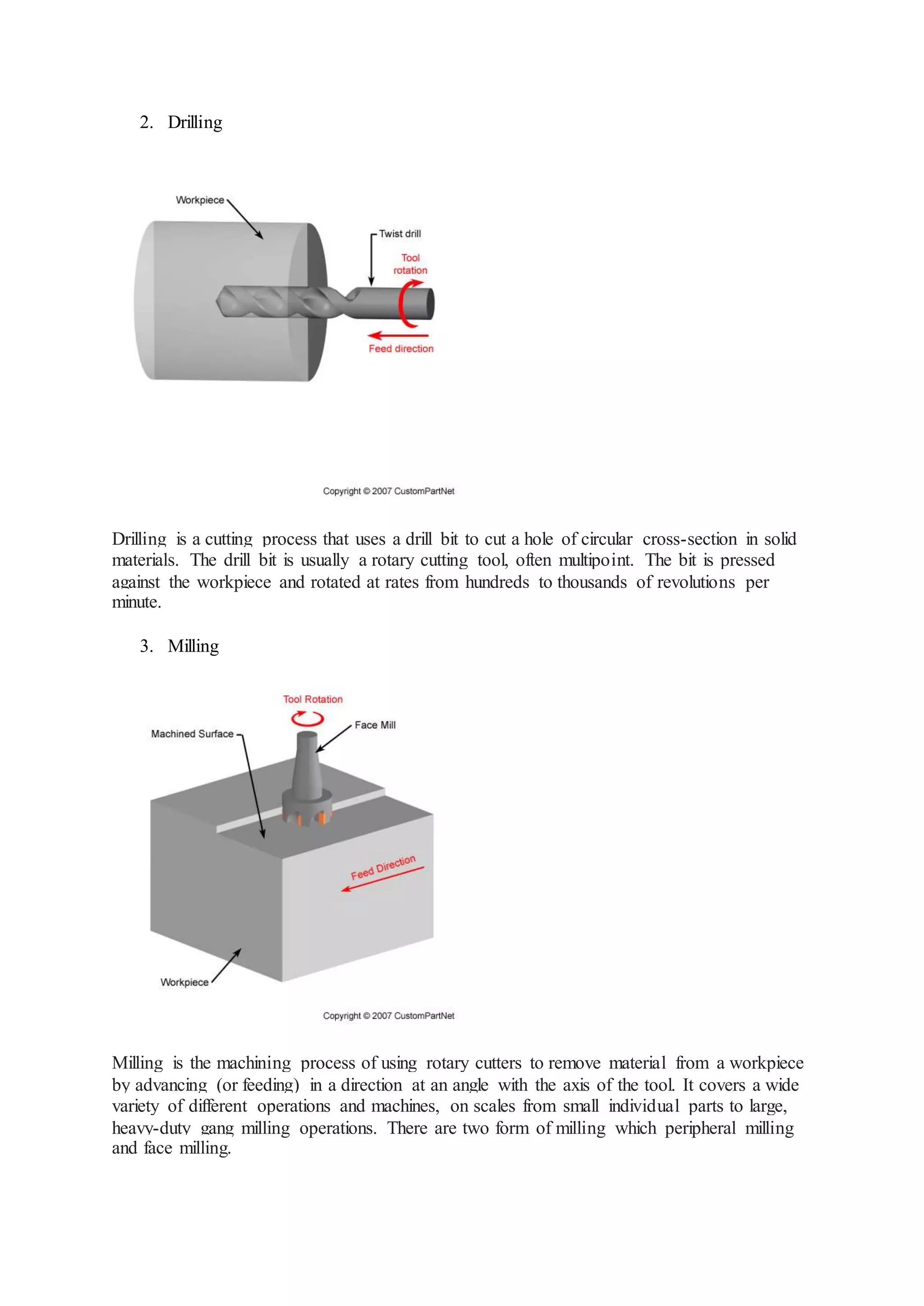 Traditional machining | DOCX
