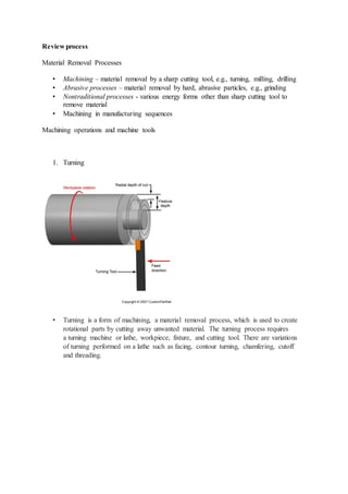 Traditional machining | DOCX