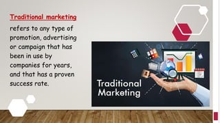 Traditional marketing | PPTX