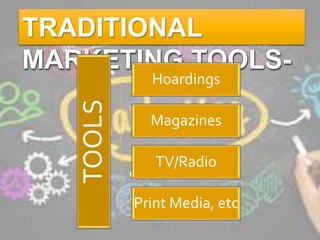 Traditional marketing vs e marketing | PPTX