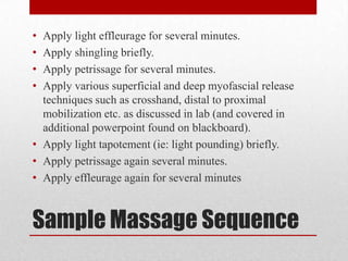 Traditional massage review | PPTX