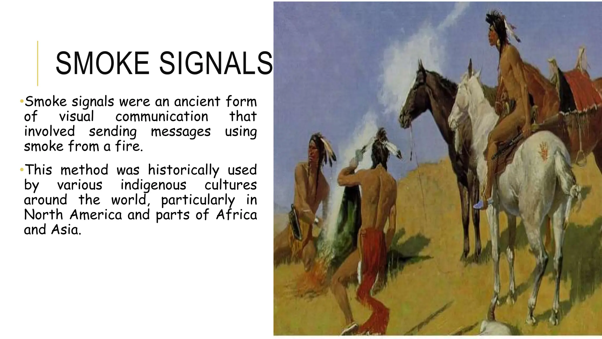 Traditional Methods of Communication | PPTX
