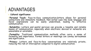 Traditional Methods of Communication | PPTX