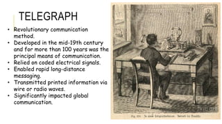 Traditional Methods of Communication | PPTX